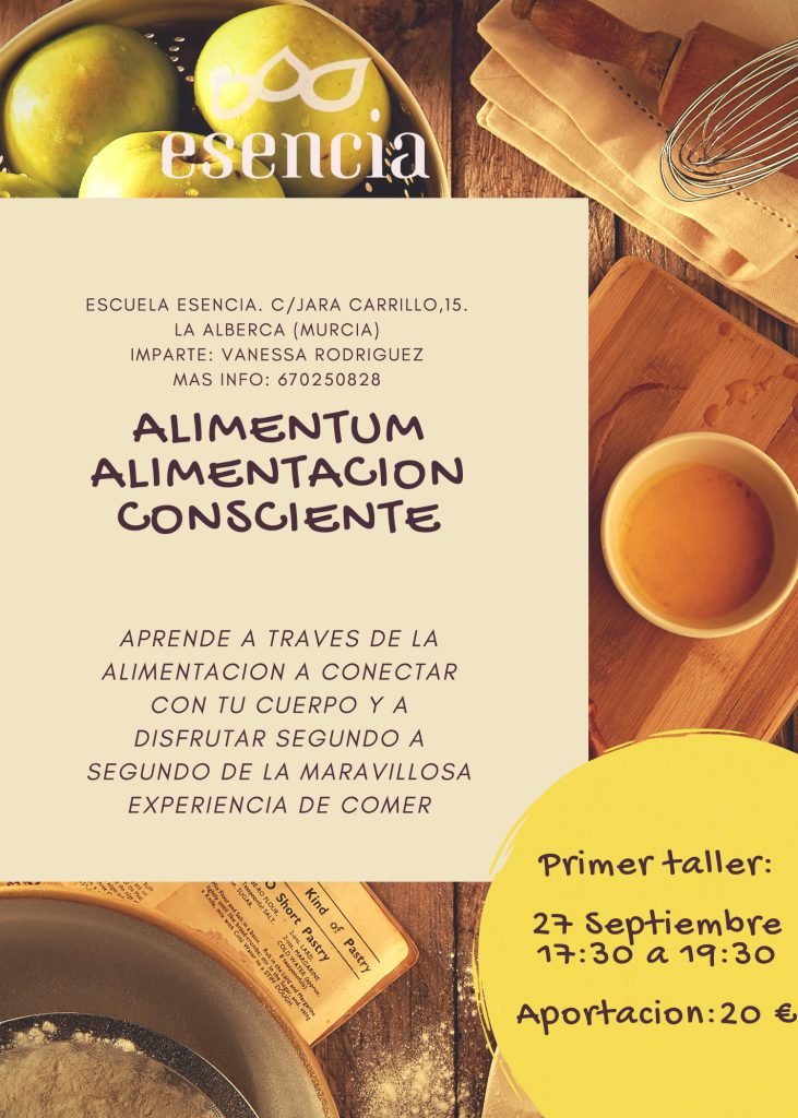 Alimentum Alimentación Consciente – 27 de septiembre